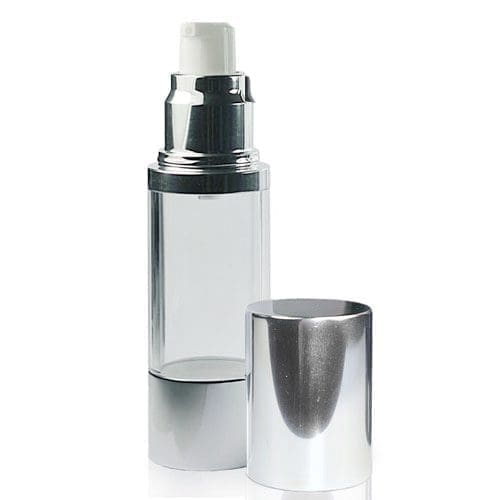 30ml Refillable Airless Pump Bottle - Ampulla Ltd - 0161 367 1414