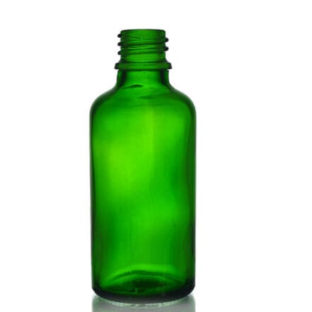50ml Green Glass Spray Bottle - Ampulla Ltd - 0161 367 1414