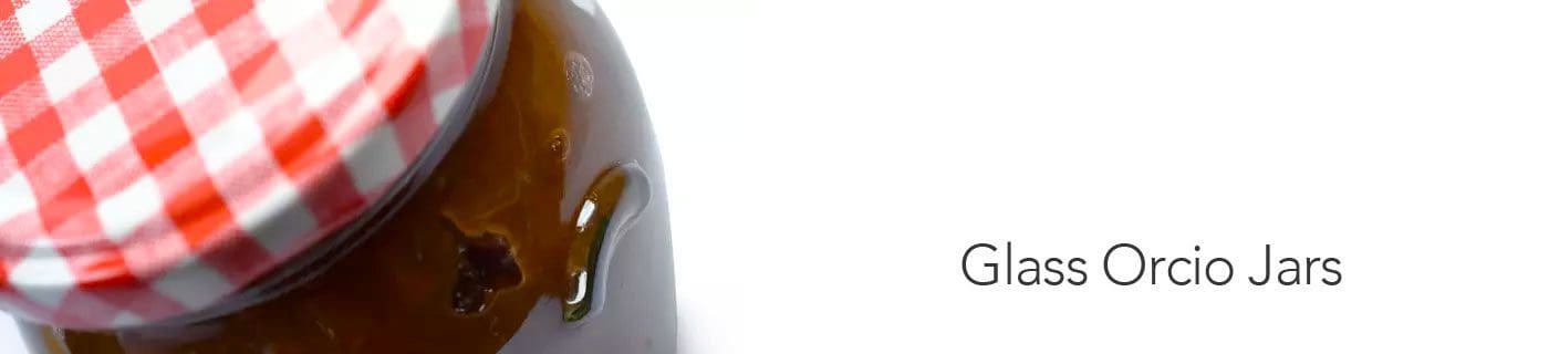 Glass Orcio Jars | UK Glass Packaging Supplier | ampulla.co.uk