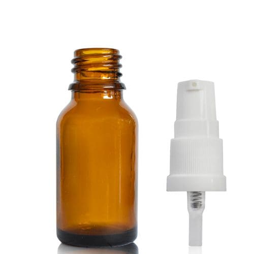 15ml Amber Glass Lotion Bottle Ampulla Ltd 0161 367 1414