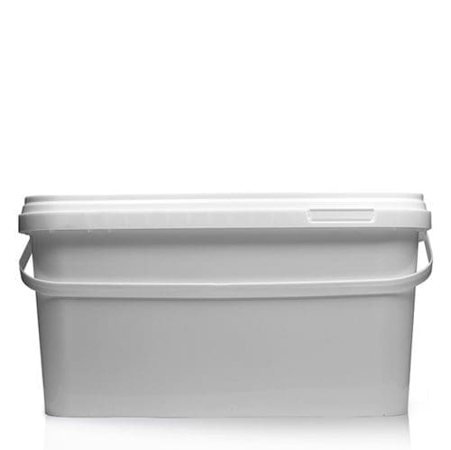 5.8L Rectangular Bucket With Lid & Handle | Ampulla