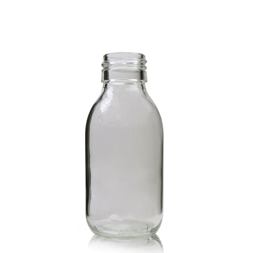 100ml Clear Glass Syrup Bottle - Ampulla LTD - 0161 367 1414 100ml Clear Glass Syrup Bottle - Ampulla LTD - 0161 367 1414
