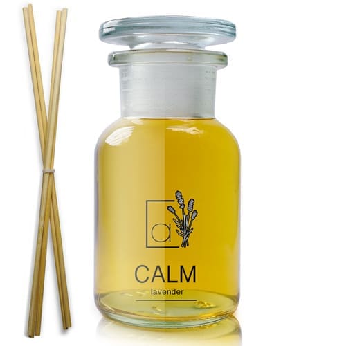 100ml Clear Glass Apothecary Diffuser Bottle - Ampulla LTD